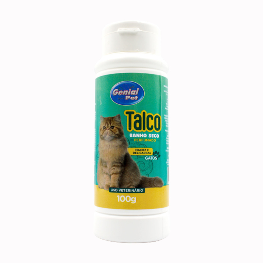 Talco Banho Seco Perfumado p/ Gatos 100g | Shopee Brasil