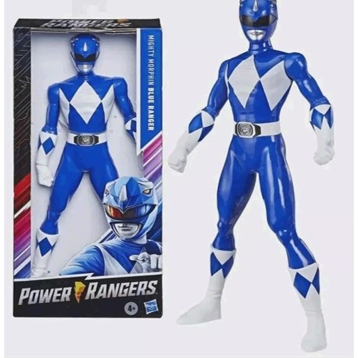 Boneco Power Rangers Mighty Morphin Blue Ranger Olympus 24cm | Shopee ...