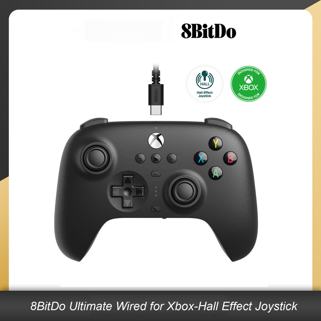 8BitDo Ultimate Wired Game Controller Gamepad Com Joystick De Efeito ...