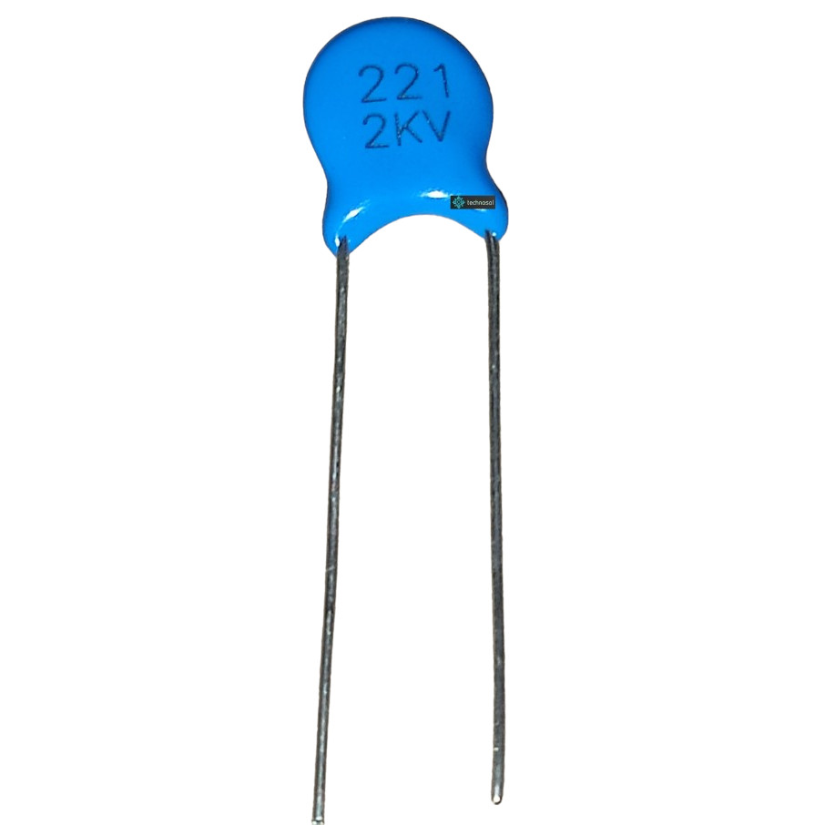 Capacitor Cerâmico 2KV 221K 220PF (10 unidades) | Shopee Brasil