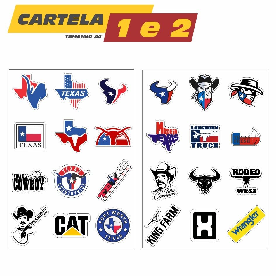 Adesivos para Garrafa Tereré Agro Country Kit 133 Unid Country ...