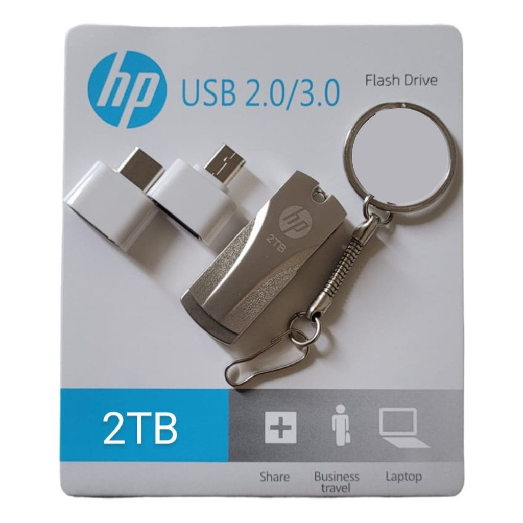 Pen Drive 2tb Hp Em Metal Alta Capacidade Armazenamento | Shopee Brasil