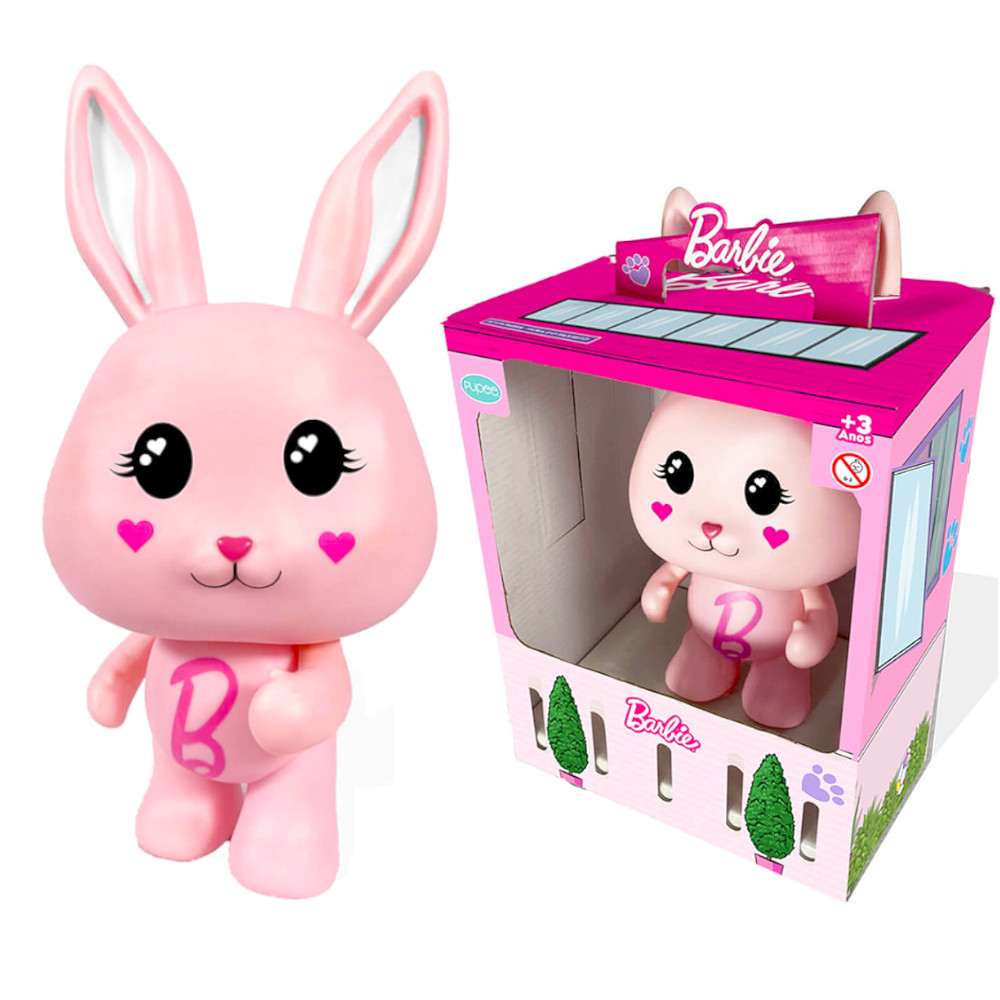 Coelho da Barbie Bichinho de Vinil 27cm Articulado Original | Shopee Brasil