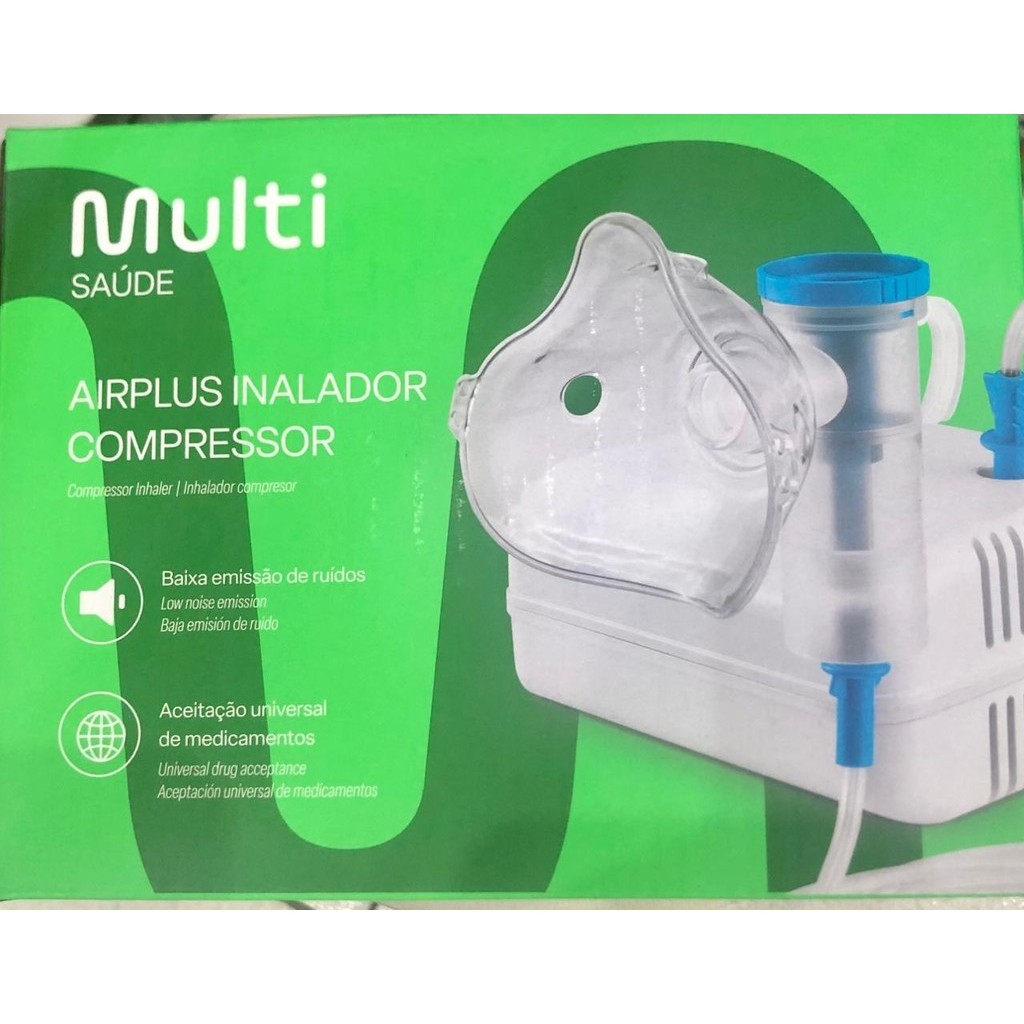 Inalador Compressor Airplus Infantil Adulto Hc223 | Shopee Brasil