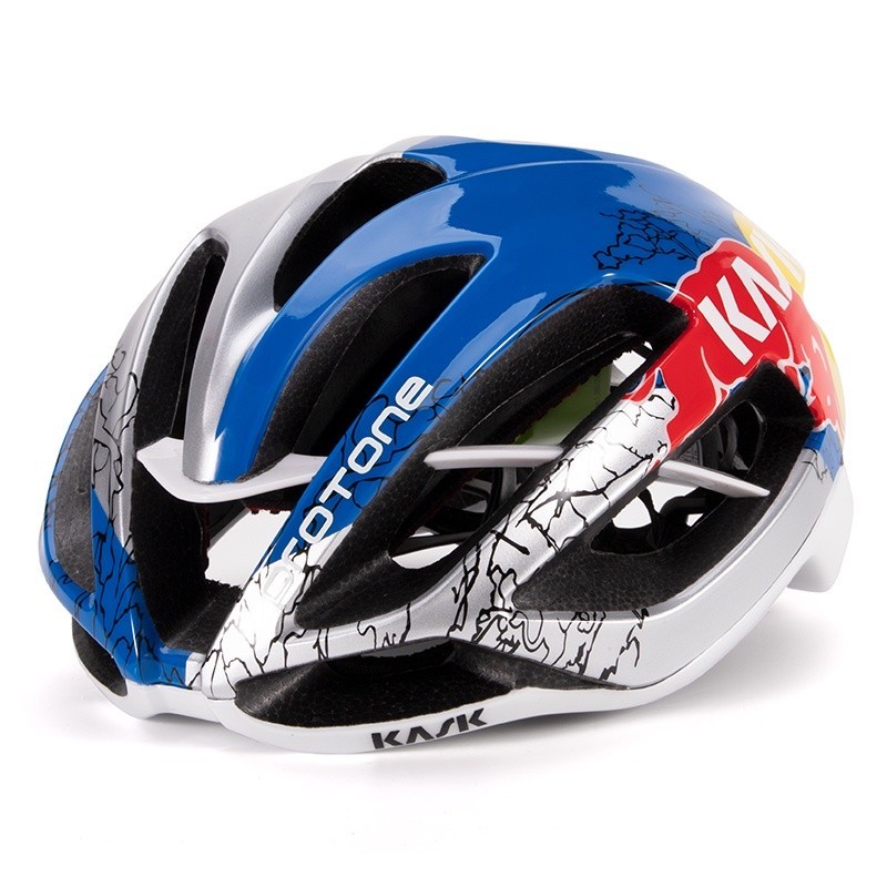 Capacete De Ciclismo KASK PROTONE Aero Red Bull Bike Helmet - Escorrega ...