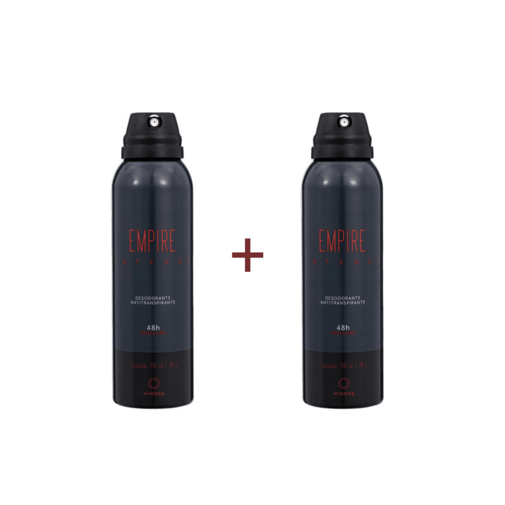 Kit 2x Empire Intense Desodorante Aerossol Hinode Antitranspirante ...