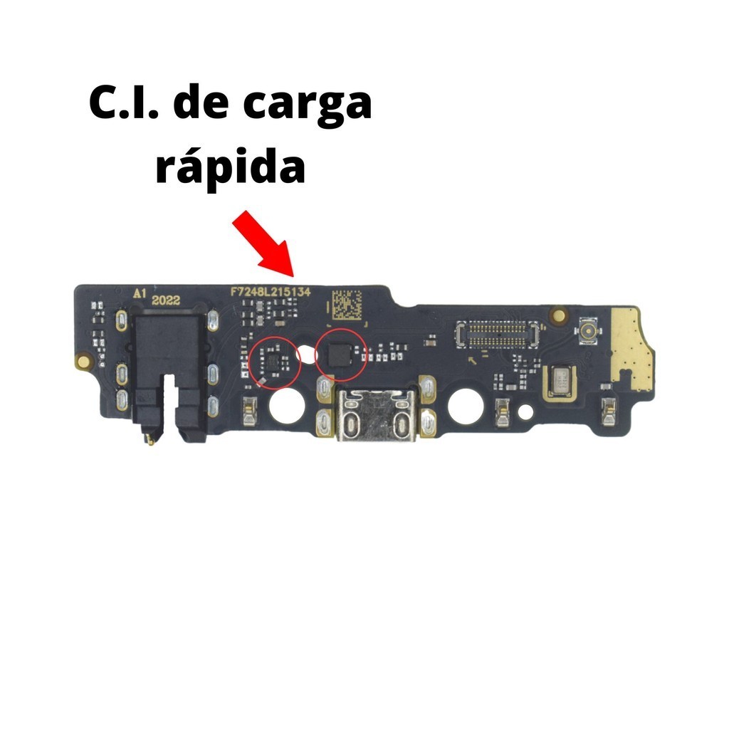 Placa Flex Flat Carga Conector Compatível Redmi A1 / A1 Plus / A2 / A2 ...