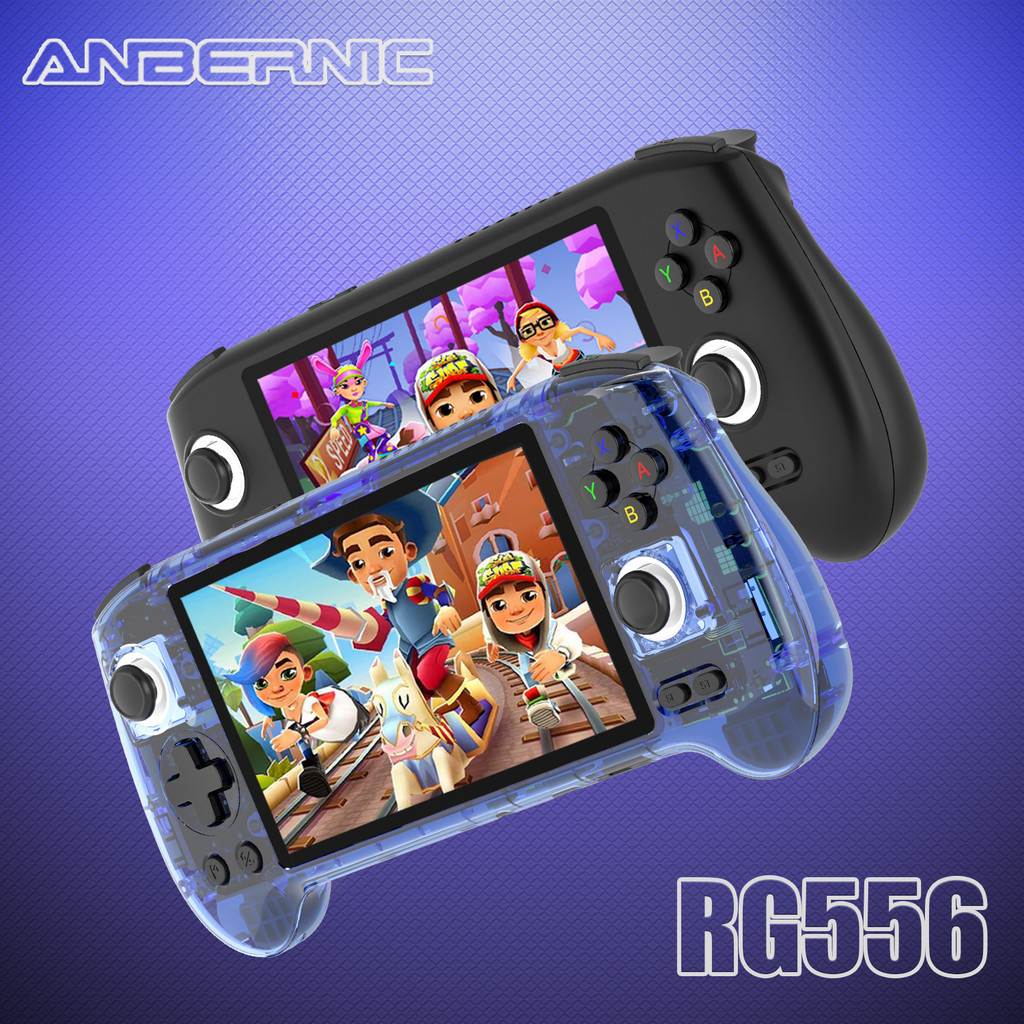 ANBERNIC RG556 Console De Jogo Portátil 5.48 Polegadas Tela AMOLED Android 13 Player De 1080 * ...