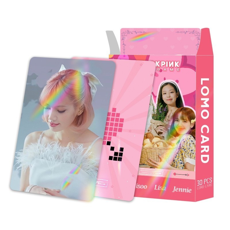 30pcs/box BP Magazine Coleção Cartões Fotográficos LISA ROSE JENNIE ...