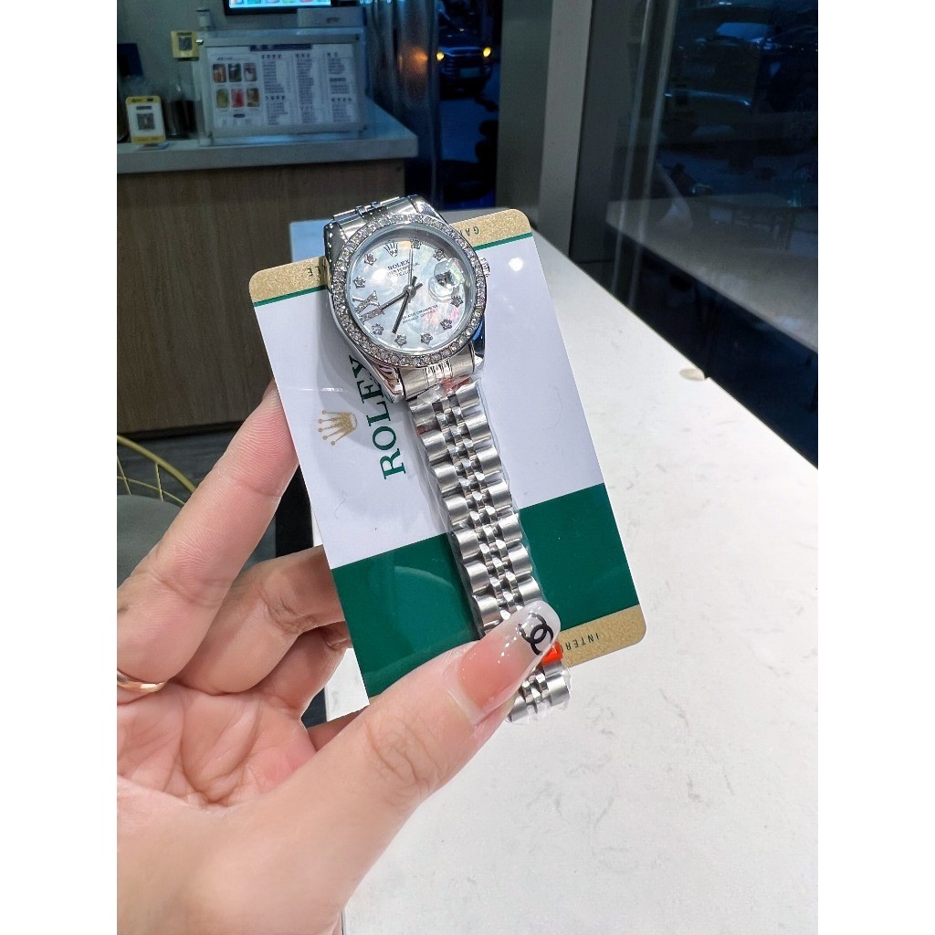 Rolex Cinco Pontas Star Diamond Face Design Simples Quartzo Trendy ...