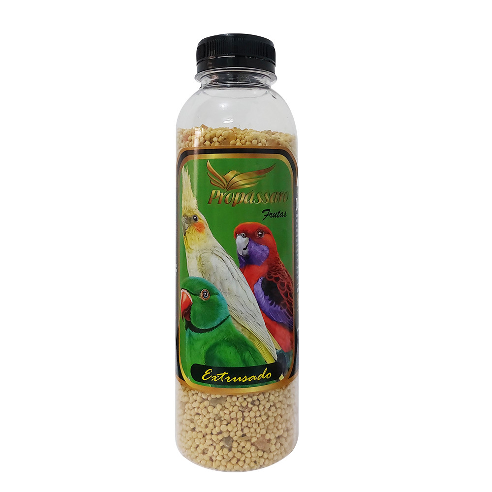 Extrusada com Frutas para Calopsita, Ring Neck e Rosela Propássaro 300g | Shopee Brasil