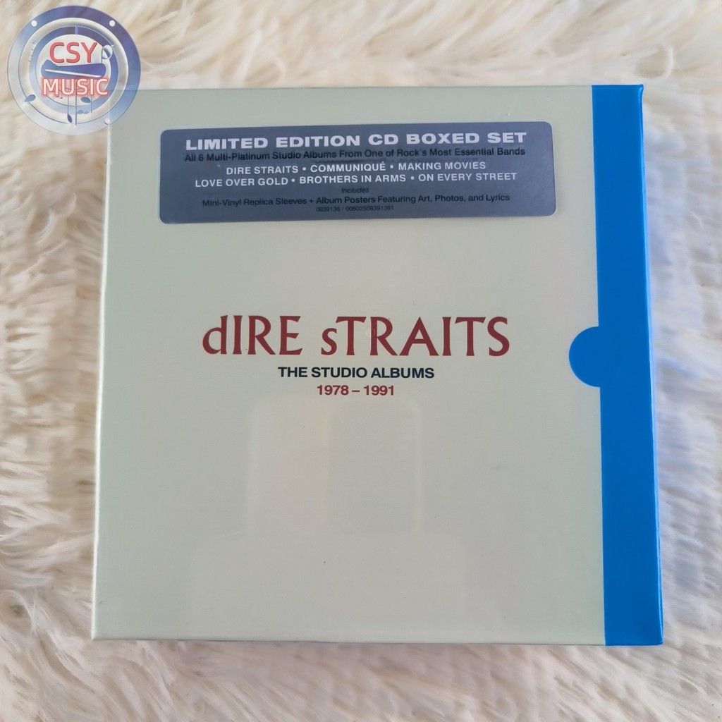 Dire Straits The Studio Albums 1978 - 1991 6CD Box Set | Shopee Brasil