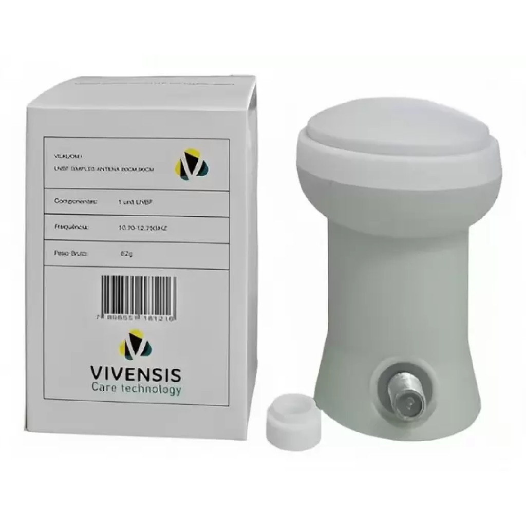 LNBF SIMPLES UNIVERSAL W3SAT - 10,7GHz a 12,75GHz - GREATEK | Shopee Brasil