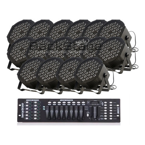Kit 16 Canhao Parled 36 Led + Mesa Dmx 512 Efeitos Fade Time | Shopee ...