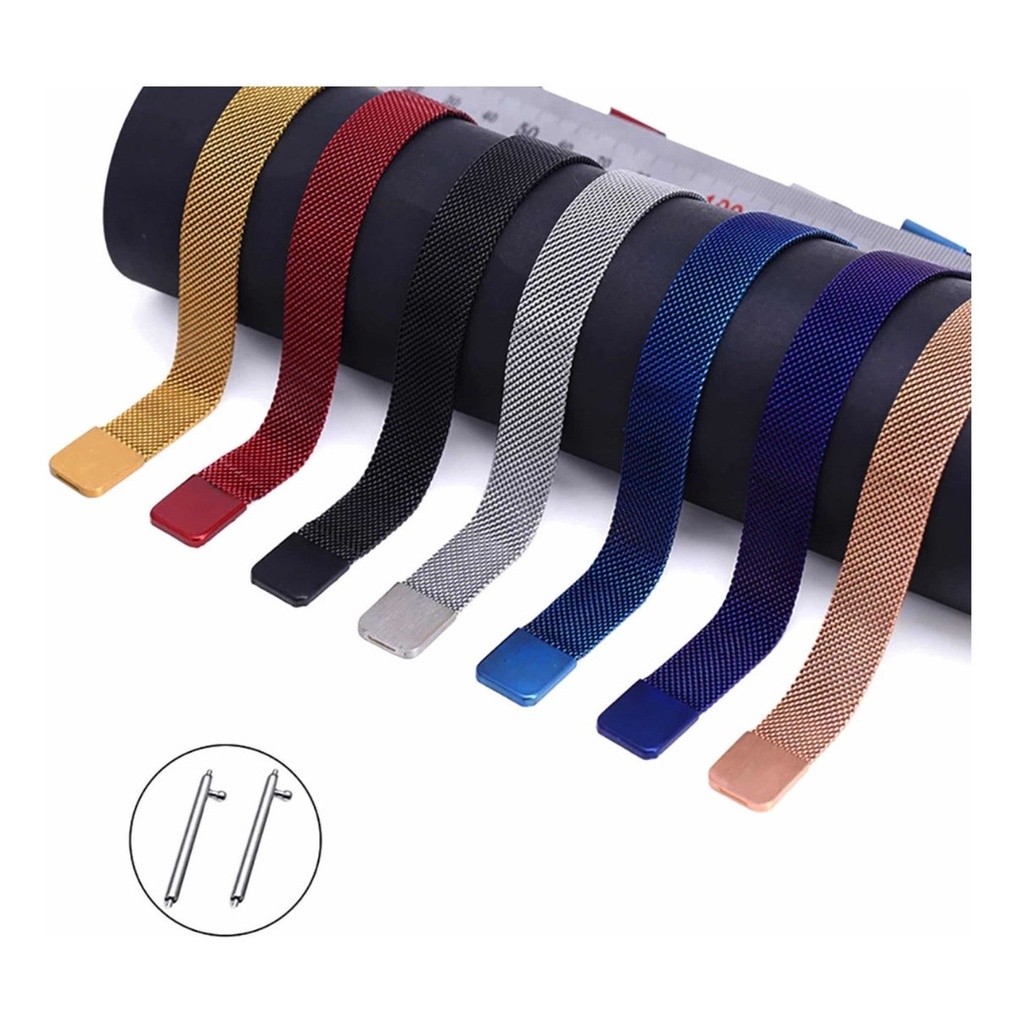 Pulseira Milanese Metal Smartwatch 20mm P70 P80 P8 P67 P68 Amazfit | Shopee Brasil