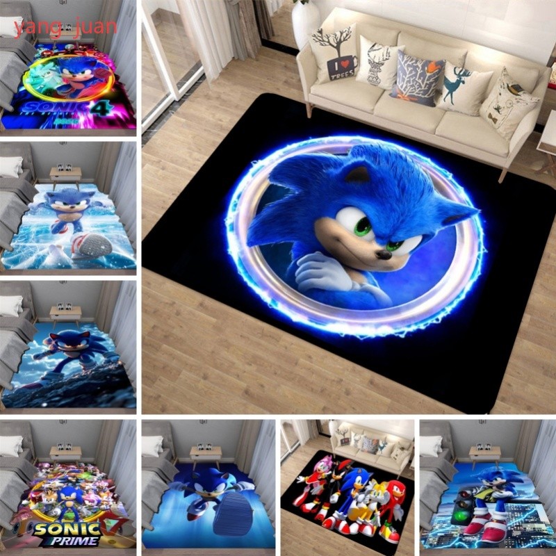 Sonic the Hedgehog Cartoon Tapete Sala De Estar Sofá Jogo Quarto ...