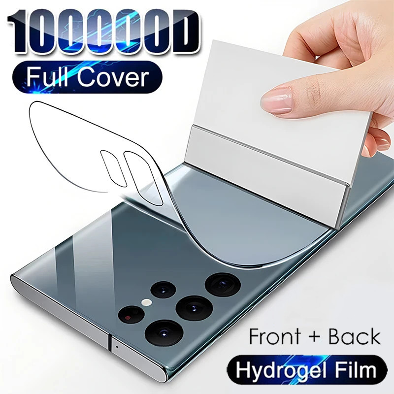 Filme Hidrogel De Cobertura Total Para Samsung Galaxy S24 S23 S22 S21 Plus S24 Ultra S23FE S21FE ...