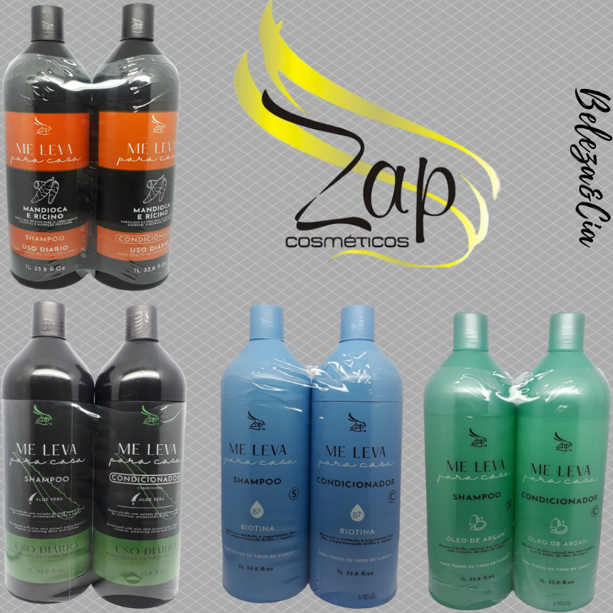 Shampoo + Condicionador Me Leva Pra Casa - 1L Zap | Shopee Brasil