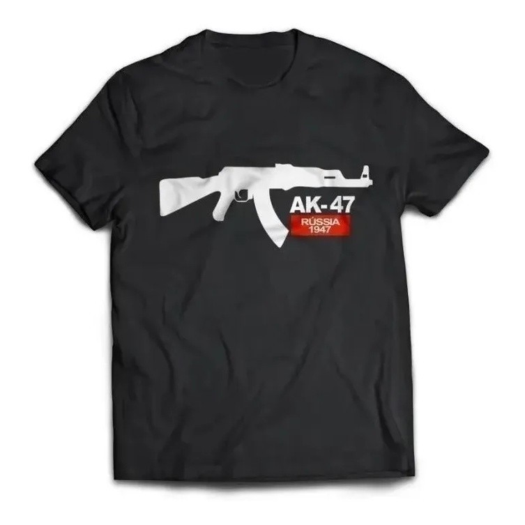 Camisa Camiseta Ak47 Ak-47 Ak 47 Russia 1947 Arma Cod | Shopee Brasil