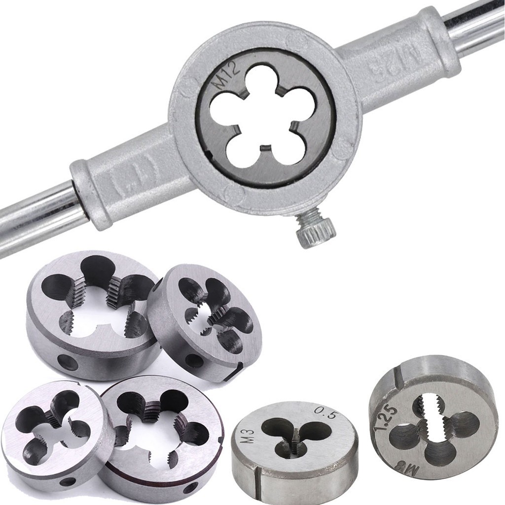 Kit Jogo Tarraxa Encaixe Cossinete Chave Encaixe Fazer Rosca Fina Abre ...