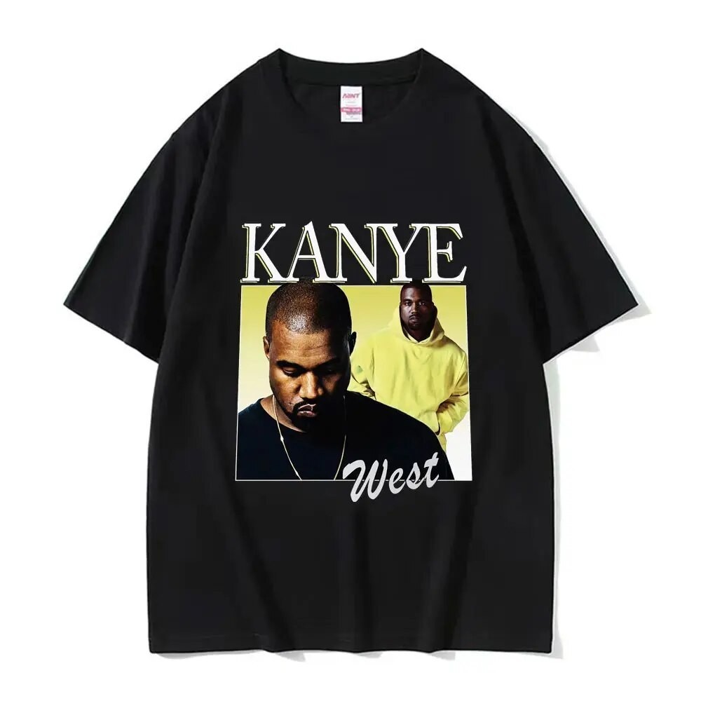 Camiseta Kanye West Meme Estilo Rap Vintage Homem T | Shopee Brasil
