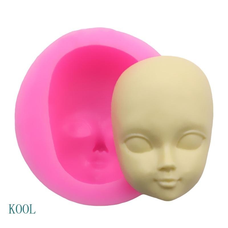 KOOL Grade Silicone 3D Girl Para A Cabeça Forma Bolacha Chocolate ...