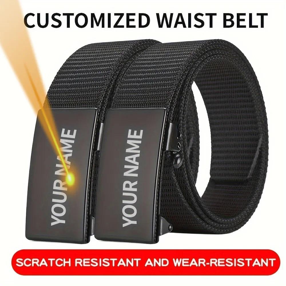 Cinto Masculino Gravado Personalizado Com Fivela De Liga Personalizada ...