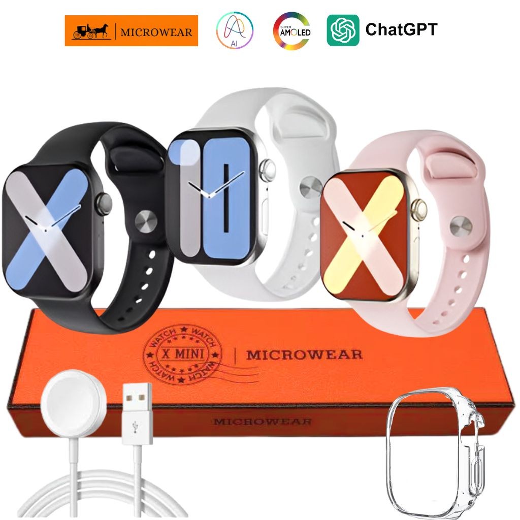 Smartwatch W10 Pro mini Microwear 42mm Serie10 AMOLED Lançamento 2025 ...