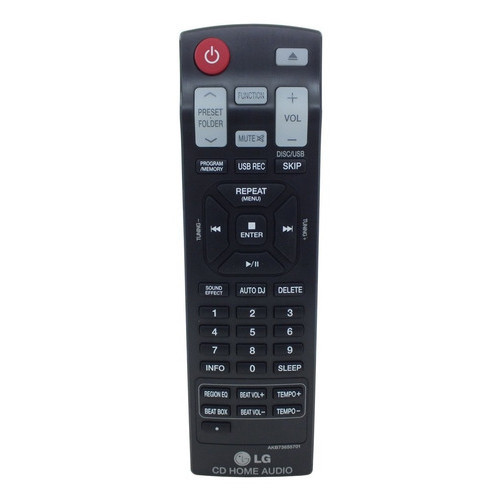 CONTROLE REMOTO MINI SYSTEM LG CM4330 CM4630 ORIGINAL | Shopee Brasil