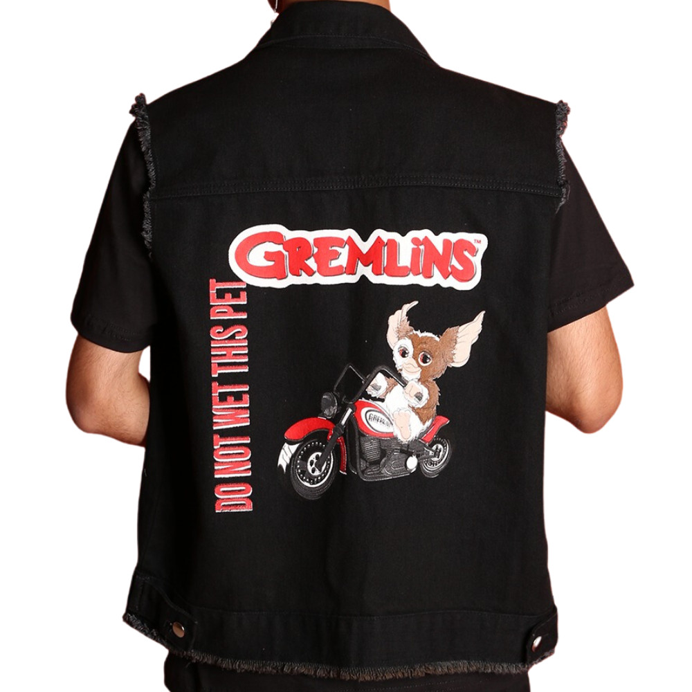Colete Jaqueta Jeans - Gremlins Terror Gizmo | Shopee Brasil
