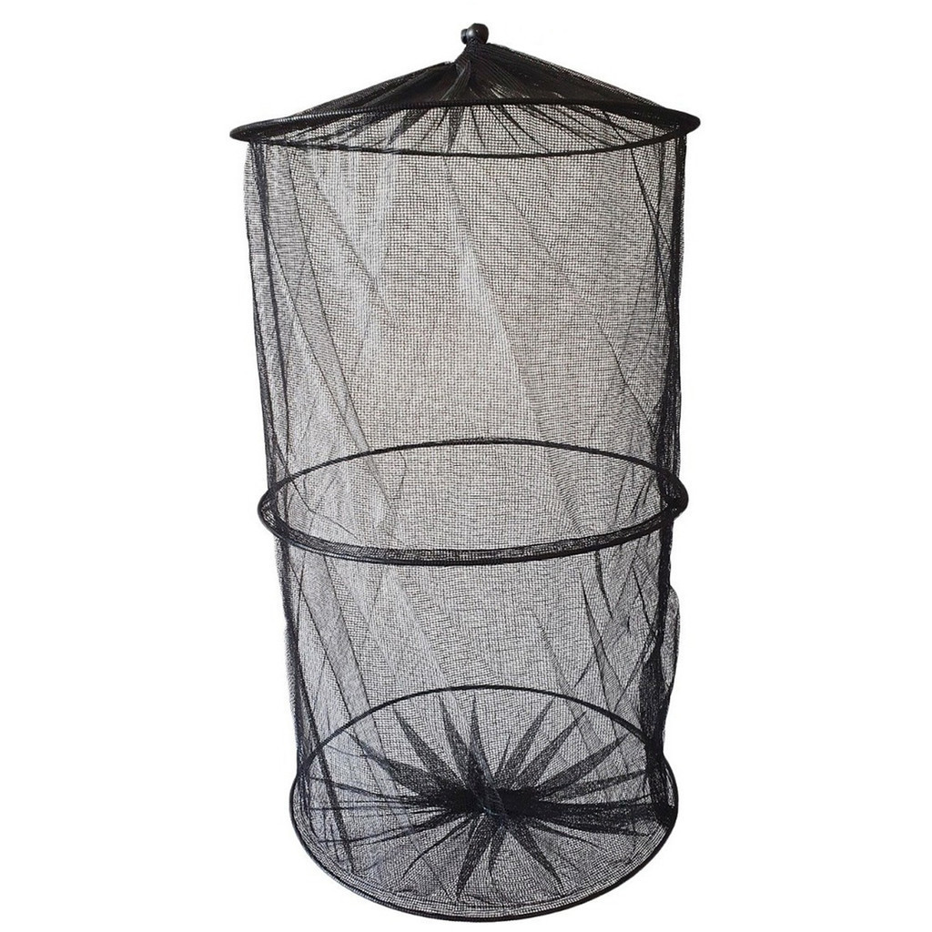 Samburá Saco Viveiro Para Peixe Piaba Nylon Pesca Preto 35x25cm ...