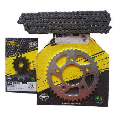 Kit Relação 37x16 CBX 250 Twister P428 - Durag | Shopee Brasil