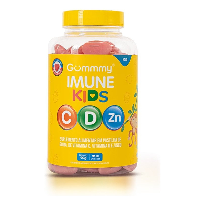 Gummy Kids Multi Vitaminico Sabor Morango 30 Gomas | Shopee Brasil