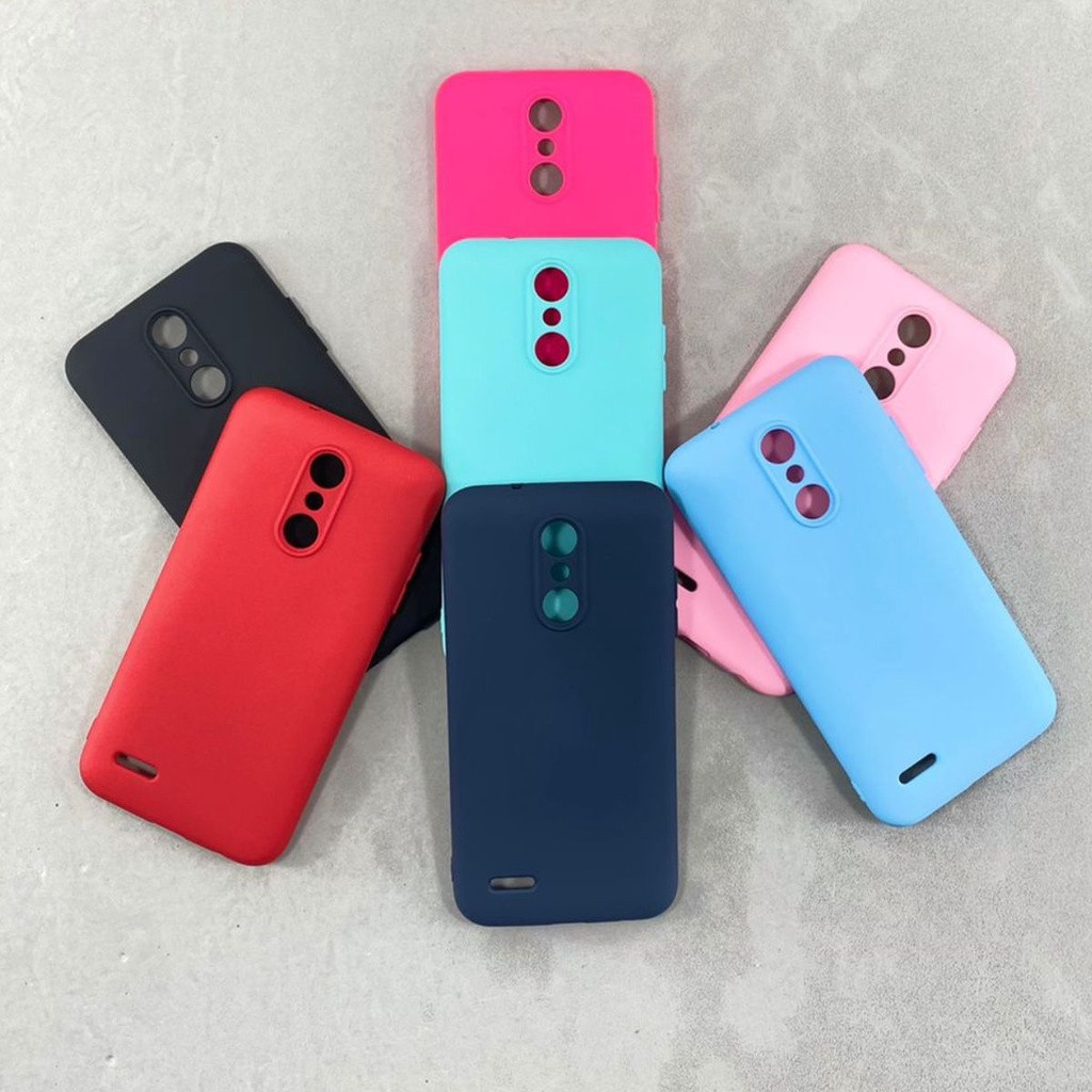 Capa LG K9 / K8 2018 Silicone Aveludada Colorida Capinha Anti Impacto ...