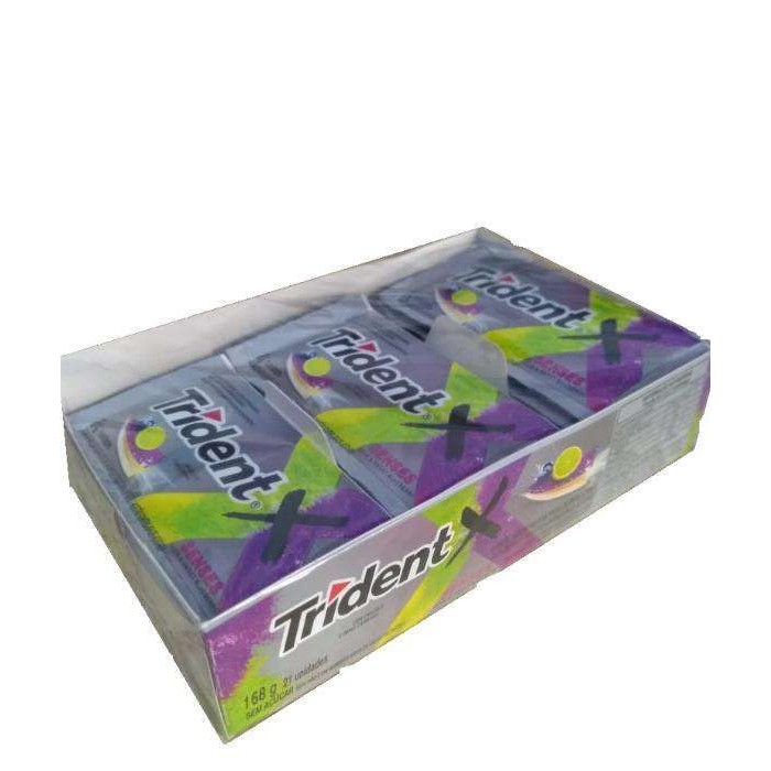 CHICLETE TRIDENT C/21 BLUE CITRUS | Shopee Brasil