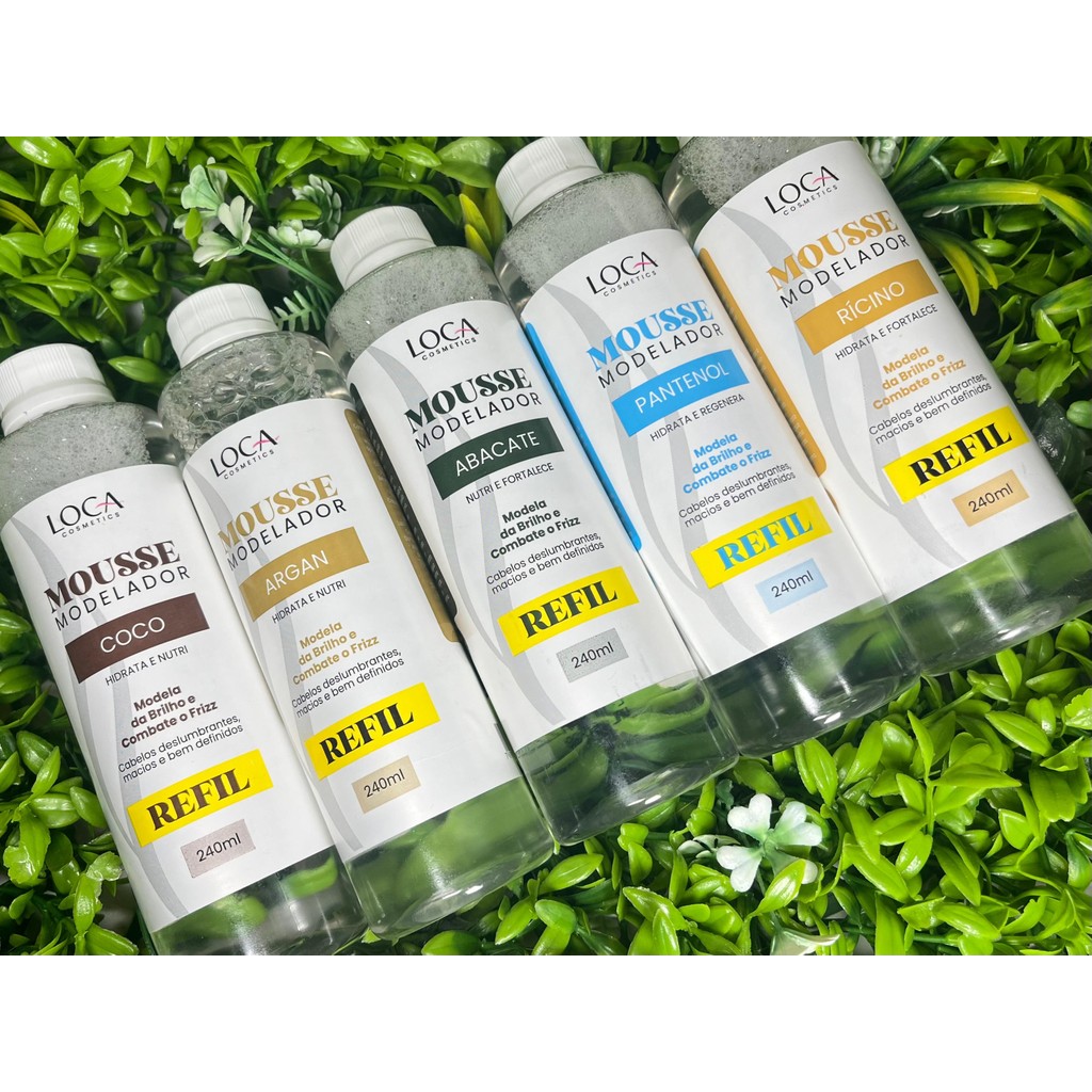 Refil de Mousse Modelador Profissional - Loca Cosmetics - 240ml ...