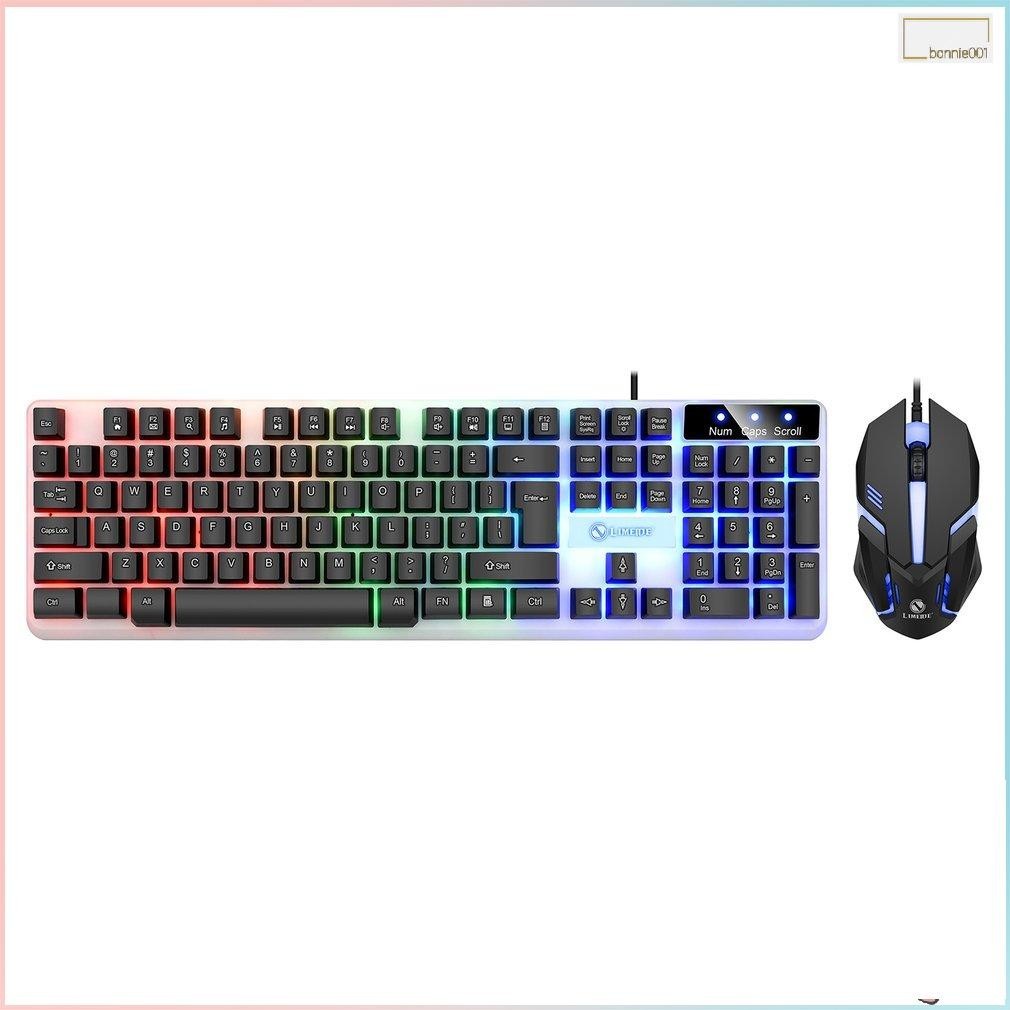 Kit De Rato De Teclado GTX350 USB Para Jogos Rainbow Teclados Gamer ...