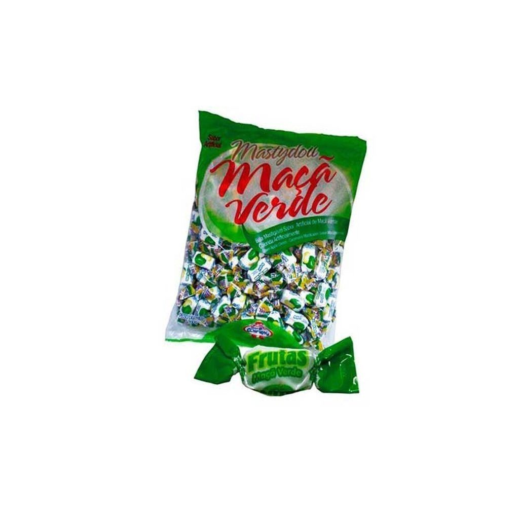 Bala Confirma Mastigável Sabor Maçã Verde - Pacote 600G | Shopee Brasil