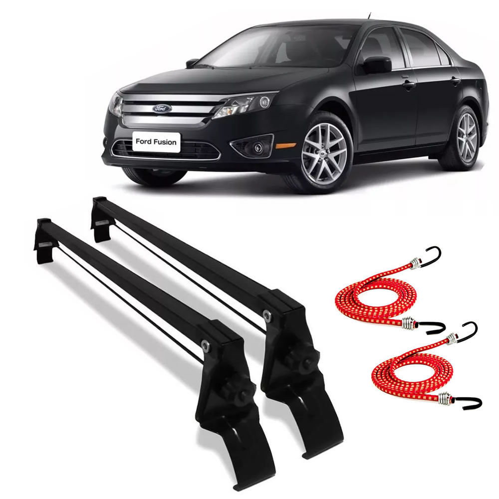 Rack de Teto Bagageiro Ford Fusion 2006 a 2010 e 2 elasticos | Shopee ...