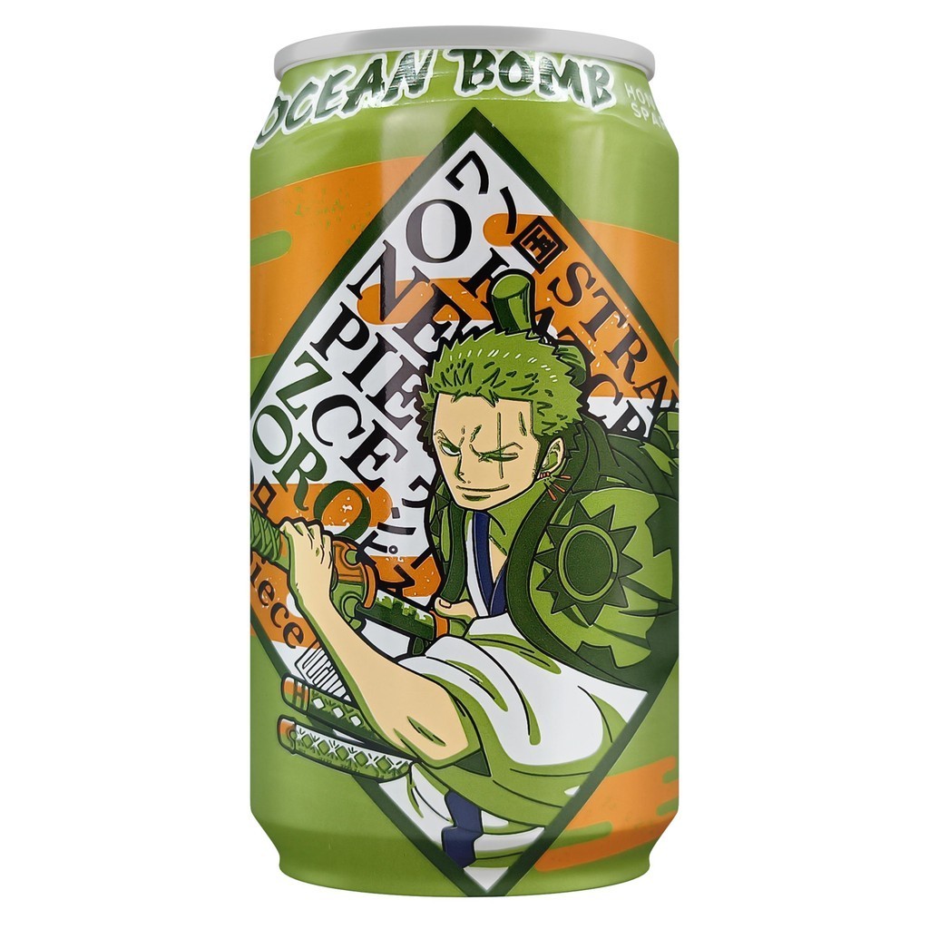 Refrigerante One Piece Zoro Limão C/ Mel Soda Ocean Bomb 330ml | Shopee ...