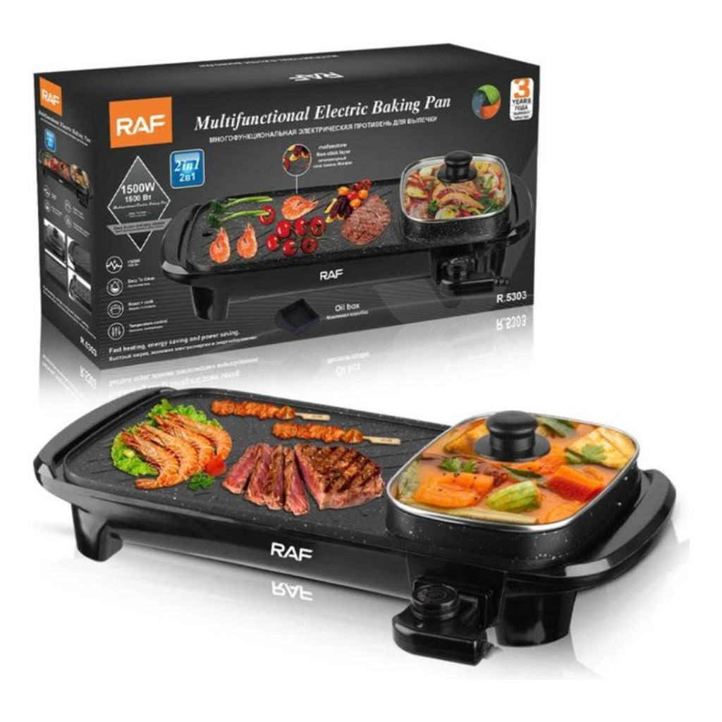 Grill Multifuncional Chapa + Panela Elétrica 52cm/220V | Shopee Brasil