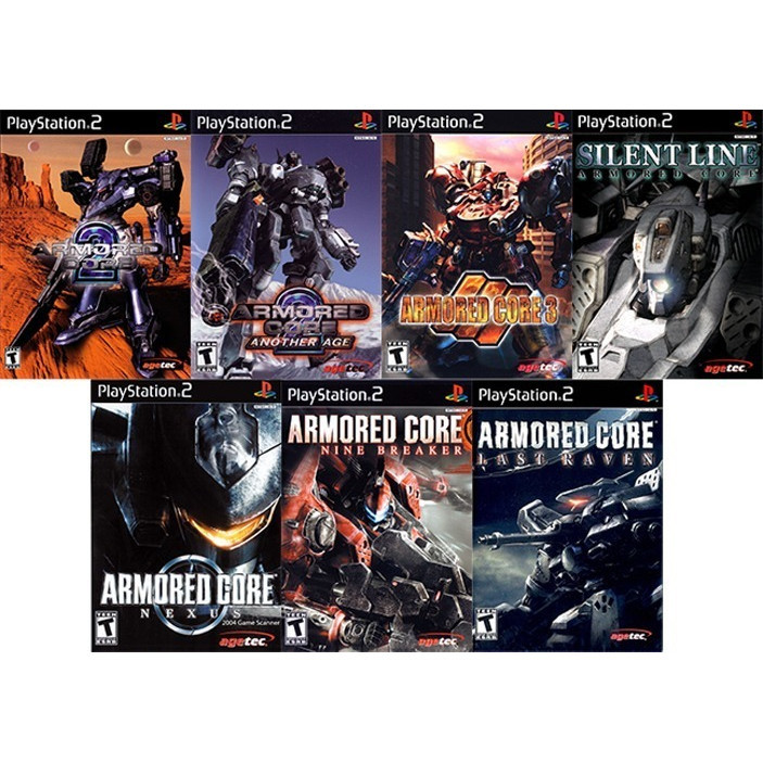 Armored Core - Coleção Ps2 - Kit 7 Jogos | Shopee Brasil