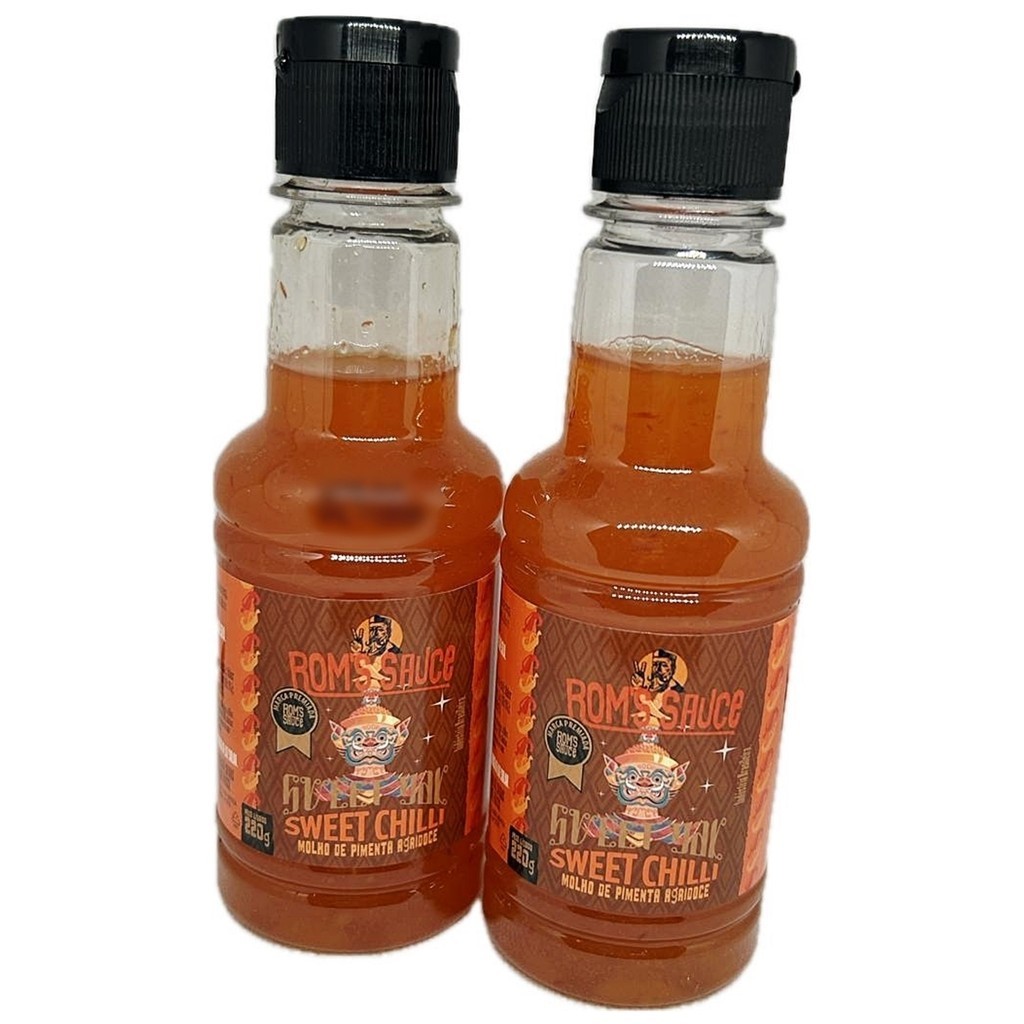 Kit 2 Molhos Gourmet Sweet Chilli Agridoce Rom's Sauce 200g | Shopee Brasil