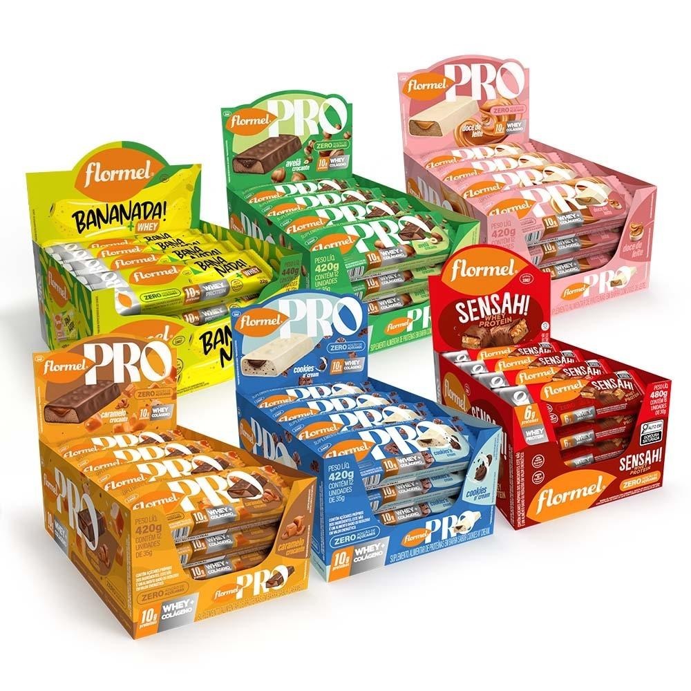 Kit Flormel Pro Completo - Doces Zero Com Proteínas | Shopee Brasil
