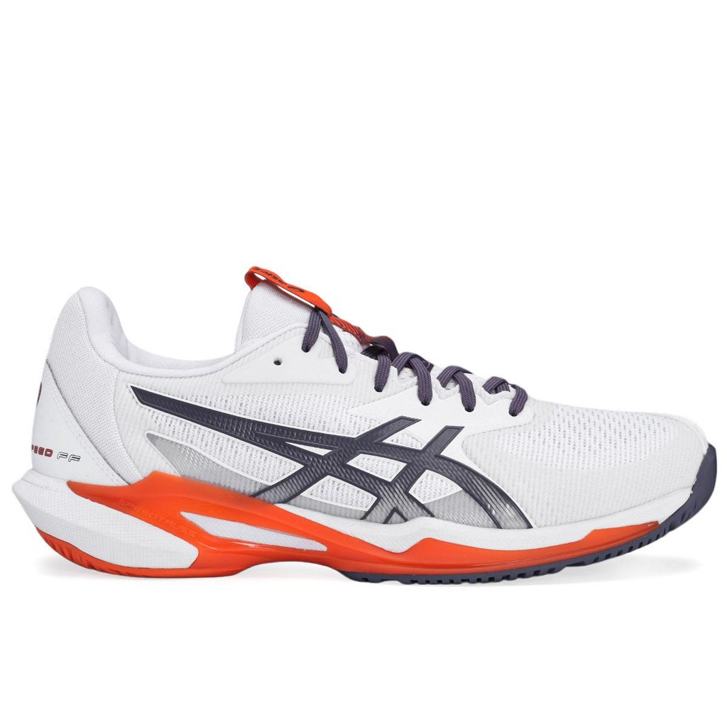 Tênis Asics Solution Speed FF 3 - All Court - Branco Lilás e Laranja | Shopee Brasil