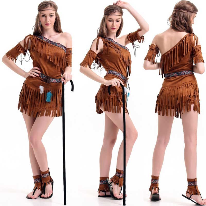 Carnaval Princesa Indiana Trajes De Halloween Para Mulheres Adulto ...