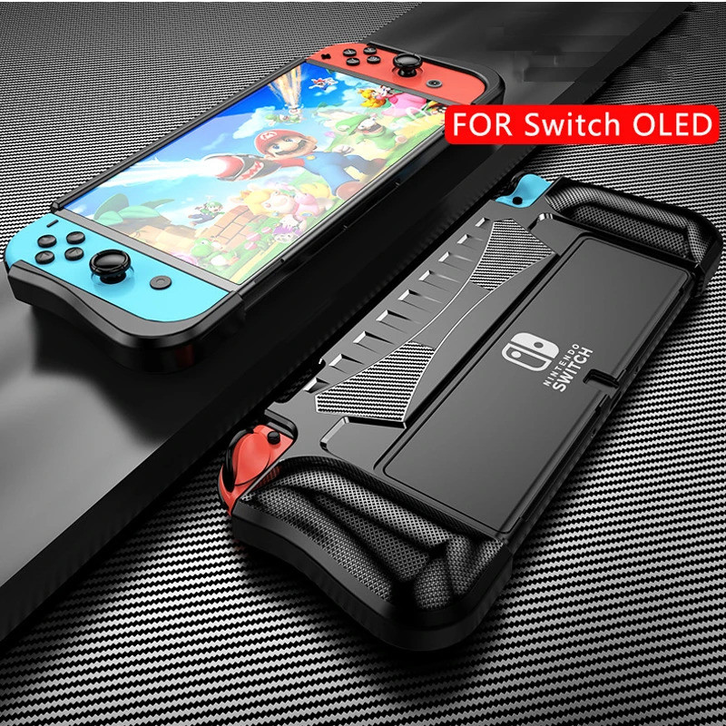 Capa OLED Nintendo Switch, capa protetora atualizada, conforto ...
