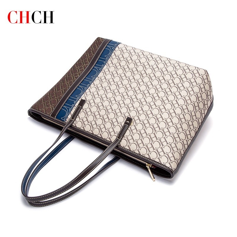 CHCH Bolsa Tote Feminina 2024 Clássica Retro De Grande Capacidade De ...
