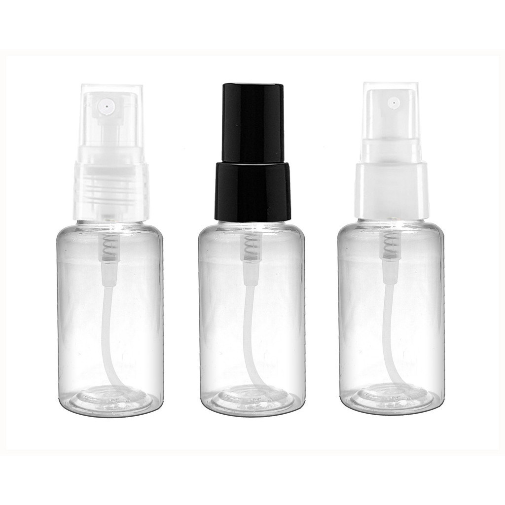 30 Frascos 30 Ml reto em Plástico Pet com Válvula Spray borrifador perfumes viagens | Shopee Brasil