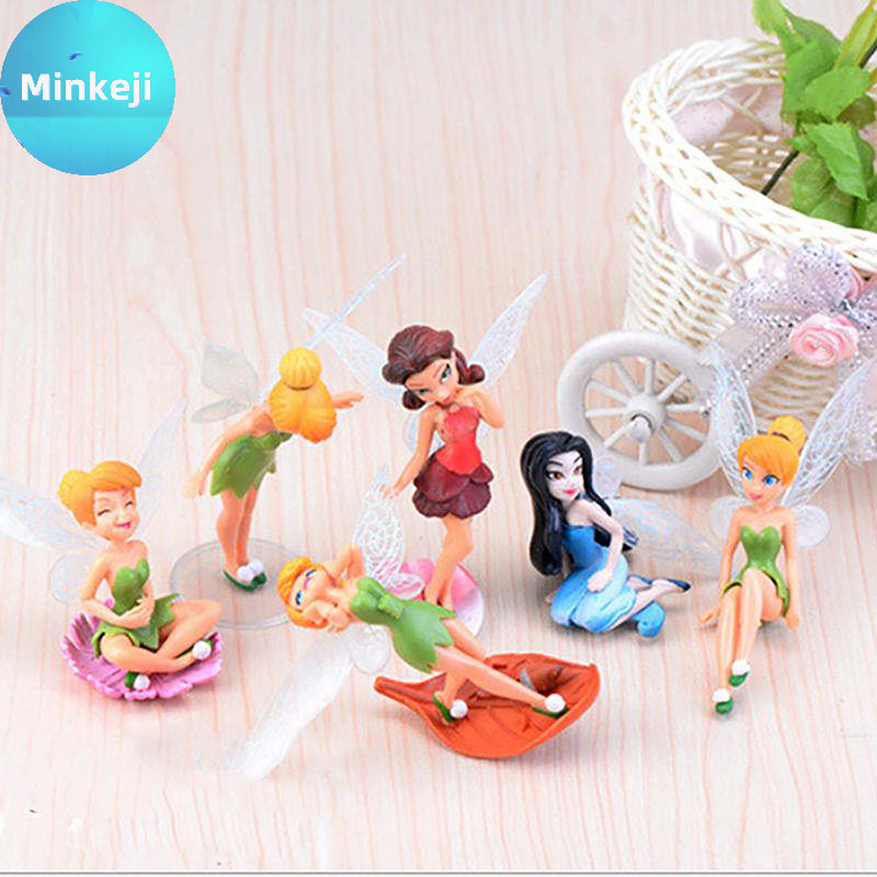 minkeji Flower Fairy Pixie Fly Wing Miniaturas Figurinhas Fada Jardim ...